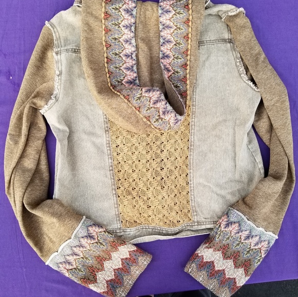 Miss Me | Jackets & Coats | Miss Me Denim Crocheted Jacket | Poshmark